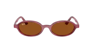 Ray-ban Khal Bio-based Oval Sunglasses - Dark Brown