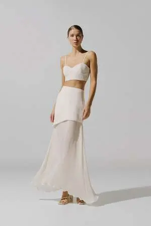 BAOBAB Roma Maxi Skirt - Ivory
