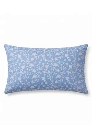 PILLOWPIA Lisel Lumbar Pillow Cover - Chambray Blue
