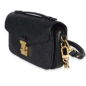 LOUIS VUITTON Monogram Empreinte Pochette Métis East West - Black