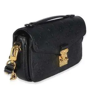 LOUIS VUITTON Monogram Empreinte Pochette Métis East West - Black