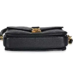 LOUIS VUITTON Monogram Empreinte Pochette Métis East West - Black