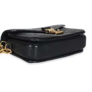 LOUIS VUITTON Monogram Empreinte Pochette Métis East West - Black
