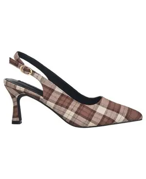 French Connection Brenna Plaid Kitten Heel