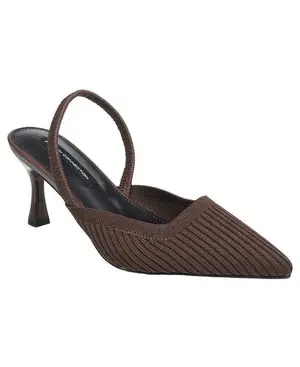 French Connection Bobo Slingback Kitten Heel - Brown