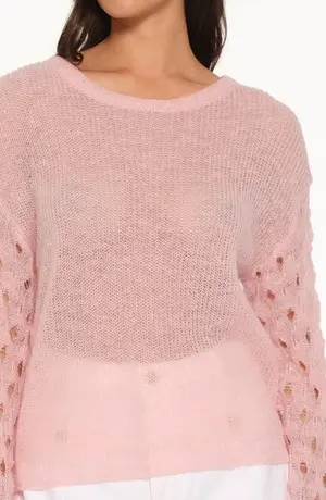 PETAL & PUP Janina Open Stitch Sweater