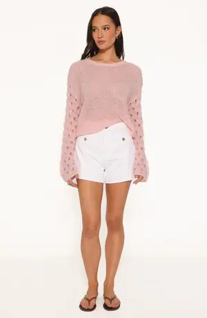 PETAL & PUP Janina Open Stitch Sweater