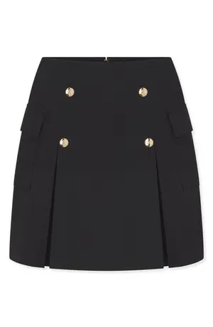 WILLIAMS ATHLETIC CLUB Sabrina Performance Miniskirt - Black