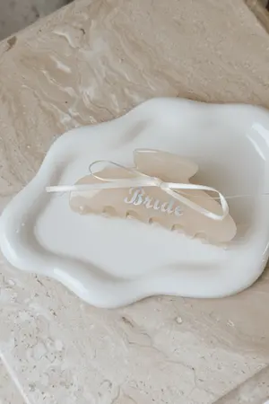 UNTAMED PETALS Sealed With A Bow Claw Clip