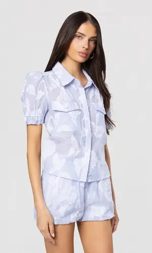 Generation Love Mina Floral Stripe Top
