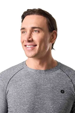 Coolibar Sonora Agility Long Sleeve Performance T-shirt - Charcoal Heather