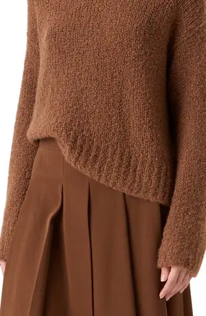 Akris Cashmere & Silk Bouclé Sweater