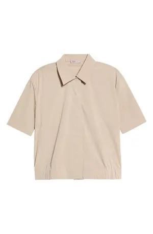Herno Stretch Modal Blend Button-up Shirt - Chantilly