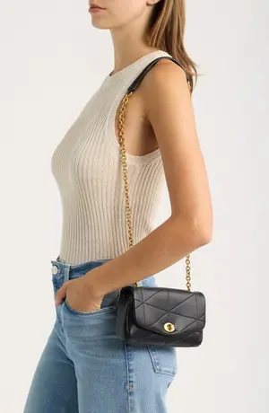Mango Kira Crossbody Bag - Black