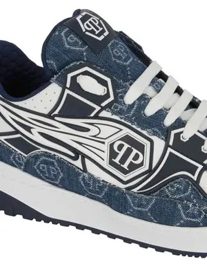 Philipp Plein Low-top Sneakers Moonwalker Denim