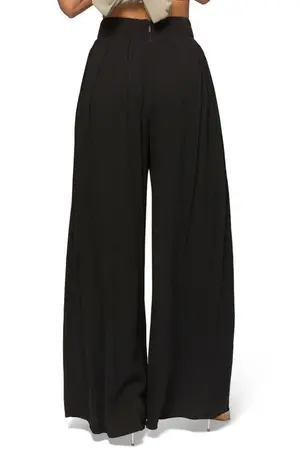 JLUXLABEL Pleated Wide-leg Pants