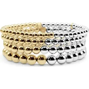 BOWOOD LANE Fusion Two-tone Bracelet Stack - Gold