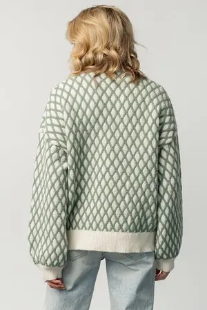 BALTIC BØRN Hendrix Diamond Knit Sweater