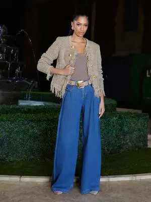 L'Agence Mireille Fringe Cardigan