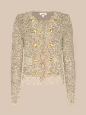 L'Agence Mireille Fringe Cardigan