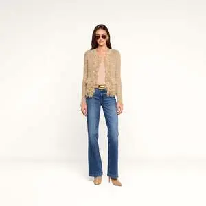 L'Agence Mireille Fringe Cardigan
