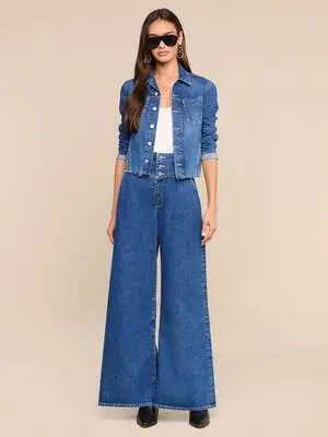 L'Agence Janelle Denim Jacket - Atlantis