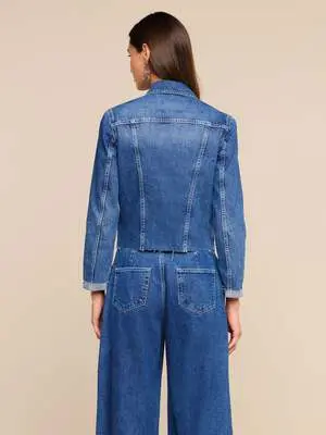 L'Agence Janelle Denim Jacket - Atlantis