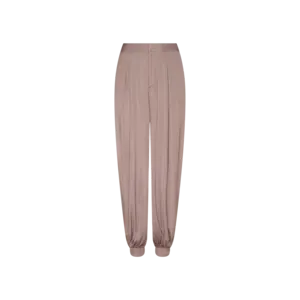 L'Agence Palmer Satin High-rise Draped Pants