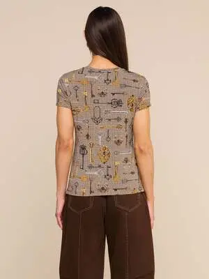 L'Agence Ressi Fitted T-shirt