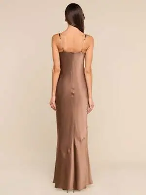 L'Agence Sayla Silk Gown - Cardamom