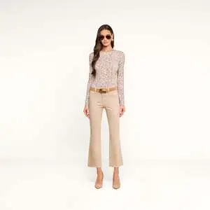 L'Agence Tess Printed Long Sleeve T-shirt