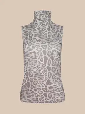 L'Agence Ceci Sleeveless Turtleneck