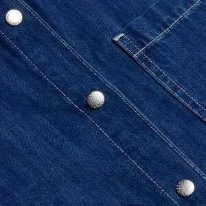 L'Agence Jorah Oversized Featherweight Denim Shirt