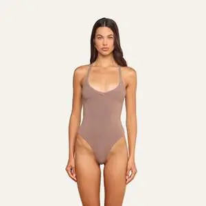 L'Agence Wrenna Racerback Bodysuit - Cardamom