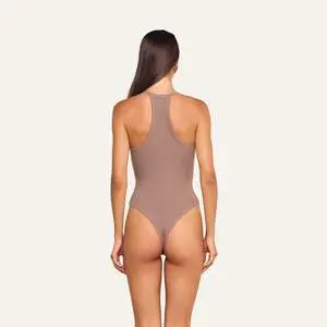 L'Agence Wrenna Racerback Bodysuit - Cardamom