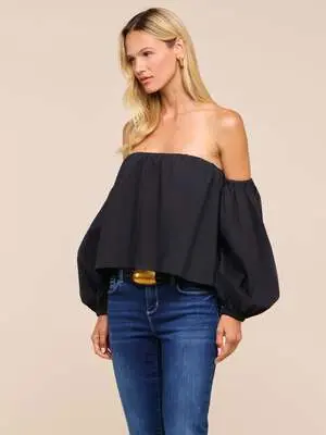 L'Agence Sarai Off-the-shoulder Top