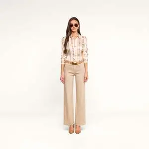 L'Agence Tyler Long Sleeve Silk Blouse