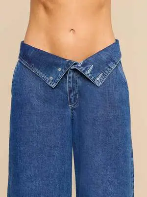 L'Agence Sonja Corset Jean Wide Leg