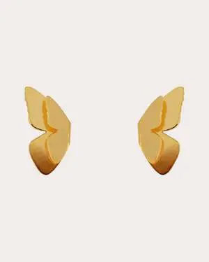 LINA HERNÁNDEZ Alma Butterfly Wing Stud Earrings - Gold