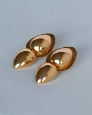 LINA HERNÁNDEZ Cosmic Egg Large Drop Earrings