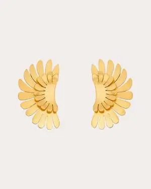 LINA HERNÁNDEZ Wings Of Abundance Stud Earrings - Gold