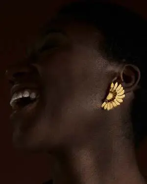 LINA HERNÁNDEZ Wings Of Abundance Stud Earrings