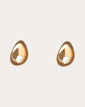 LINA HERNÁNDEZ Gala Egg Small Stud Earrings - Gold