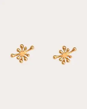 LINA HERNÁNDEZ Aureliana Mini Stud Earrings - Gold