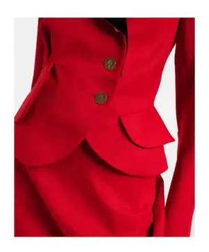 VIVIENNE WESTWOOD Asymmetrical Virgin Wool Jacket