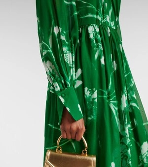 Erdem Floral Silk Voile Maxi Gown