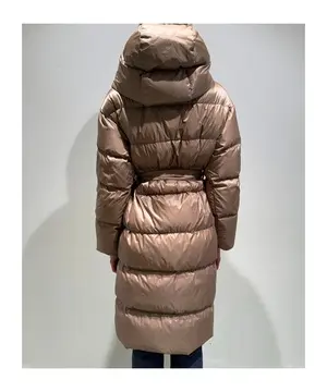 Max Mara Long-sleeved Hooded Cotton Jacket