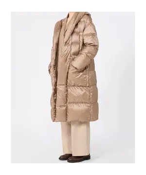Max Mara Hooded Belted Puffer Coat