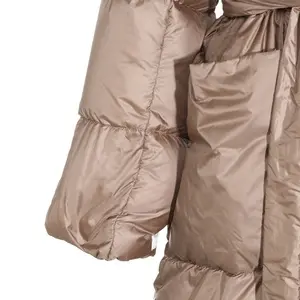 Max Mara Hooded Belted Puffer Coat