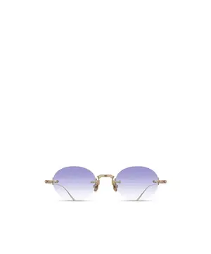 Matsuda Frameless Round Sunglasses - Blue